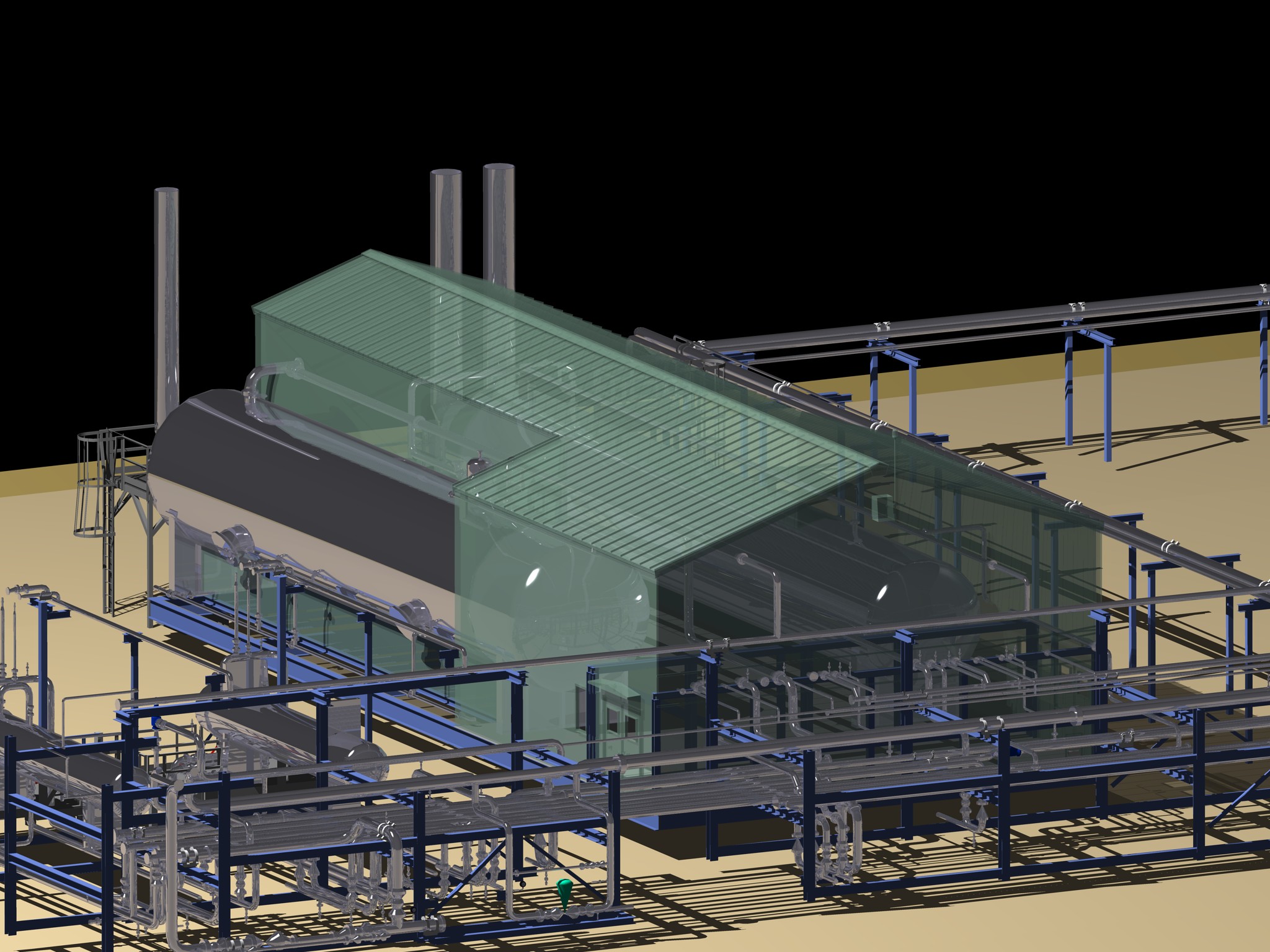 3D Equipment Modeling, Piping Design, Rendering & Animation Generation ...